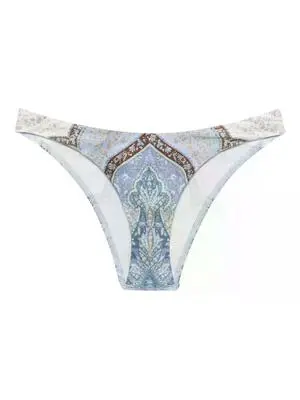 Zimmermann Wanderlust Bikini Bottoms - Blue