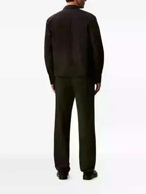 Calvin Klein Pocket Long-sleeved Shirt - Black