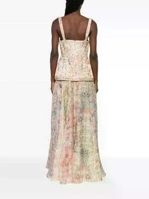Zimmermann Rebellion Corded Maxi Dress - Neutrals