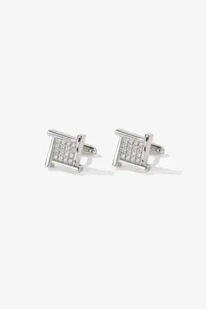 CLASSICHARMS Atlas Square Grid Cufflinks