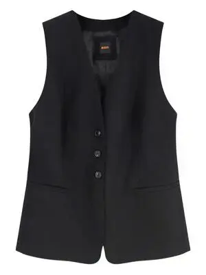 BOSS Javesta Gilet With Button Closure
