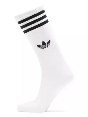 Adidas Striped Logo Socks