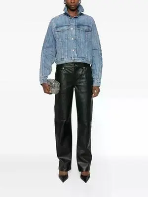 Alexander Wang Logo-embossed Denim Jacket