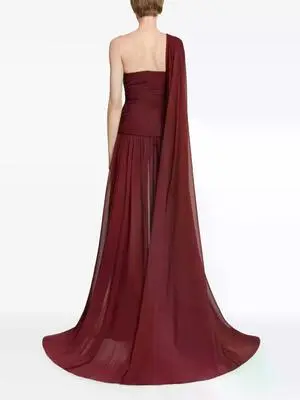 Elie Saab One-shoulder Maxi Dress