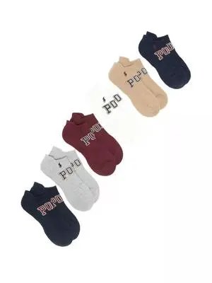 Ralph Lauren Logo-embroidered Socks - Blue
