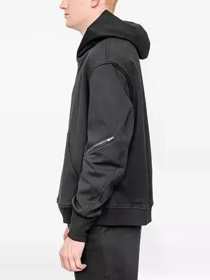 JOE CHIA Moth Zip-detail Hoodie