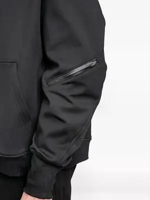 JOE CHIA Moth Zip-detail Hoodie