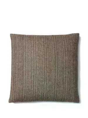 BLACKSAW Striped Cushion - Brown