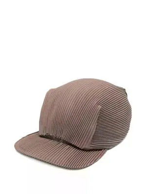 Issey Miyake Pleated Hat - Brown