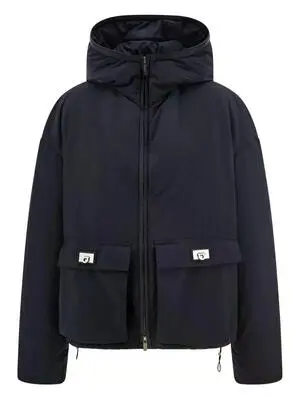 FERRAGAMO Hooded Jacket - Black
