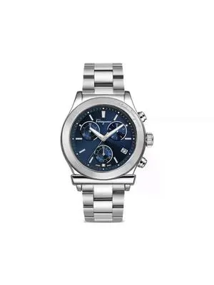 FERRAGAMO Chronograph Stainless Steel Watch - Blue