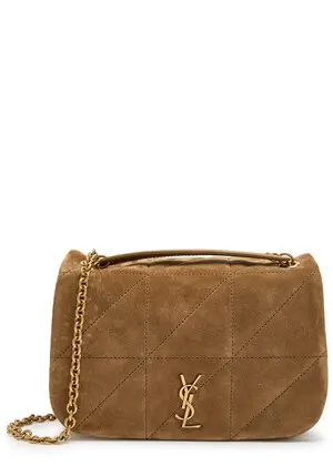 Saint Laurent Jamie 4.3 Mini Suede Shoulder Bag - Brown