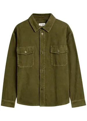 SAINT LAURENT Corduroy Overshirt