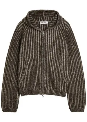 Our Legacy Striped Wool Jumper - Brown