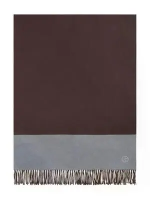 Giorgio Armani Cashmere Scarf - Brown