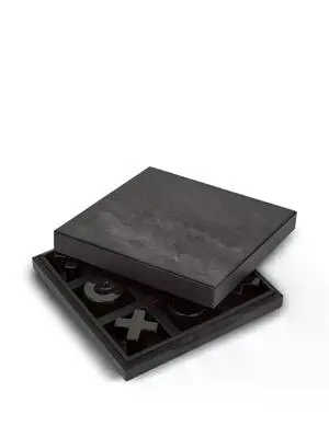 Smythson Panama Noughts Crosses Set - Black