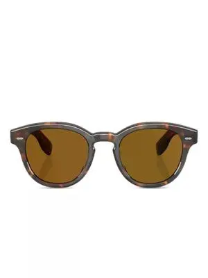Oliver Spencer Cary Grant Round Sunglasses - Brown