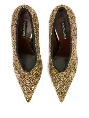 Roberto Cavalli Pointed Embellished Pumps
