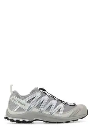 Salomon Silver Tone Sneakers For Women