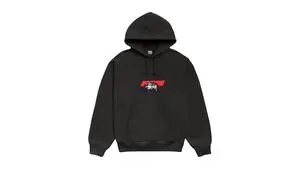 StÜssy Double Stripe Embroidered Hoodie