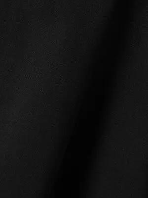 Tibi Mesh-trimmed Crepe Wide-leg Pants