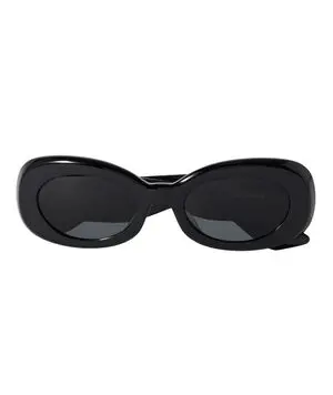 Oliver Spencer Oval-frame Sunglasses - Black