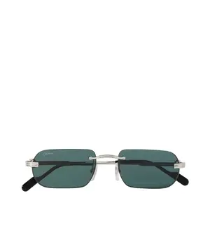 CARTIER Première De Rimless Sunglasses - Silver