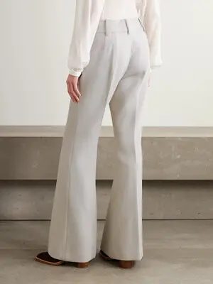 Gabriela Hearst Rhein Wool Flared Pants