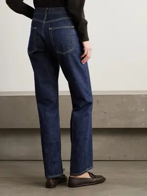FRAME The Vertical High-rise Straight-leg Jeans