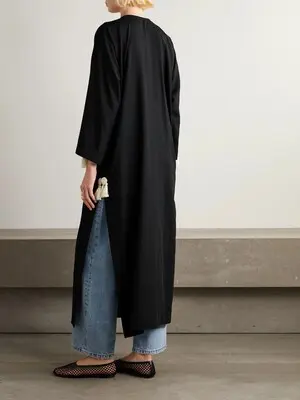 BODE Tasseled Wool Maxi Dress