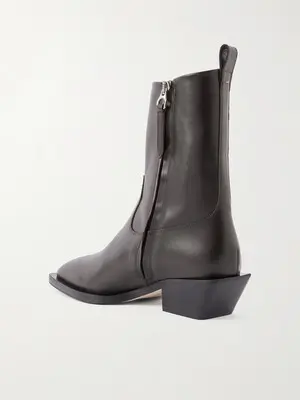 AeydĒ Luis Leather Ankle Boots - Brown