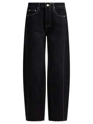 R2W Wide-leg Cotton Trousers