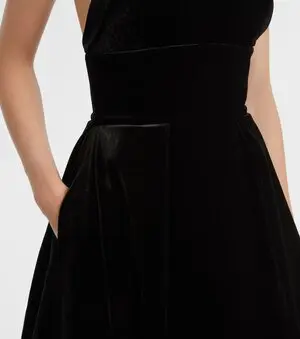 Elie Saab Halterneck Velvet Gown