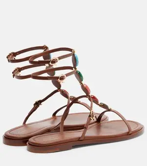 GIANVITO ROSSI Shanti Sandals - Brown