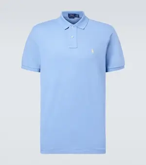 Polo Ralph Lauren Cotton Piqué Polo Shirt - Blue