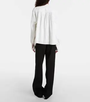 JIL SANDER Low-rise Wool Straight Pants