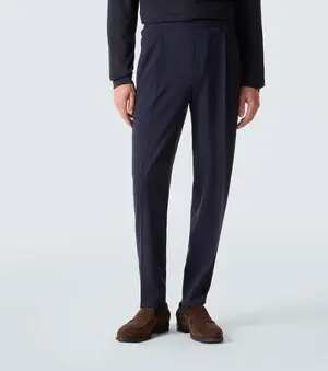 Zegna Pleated Straight Trousers