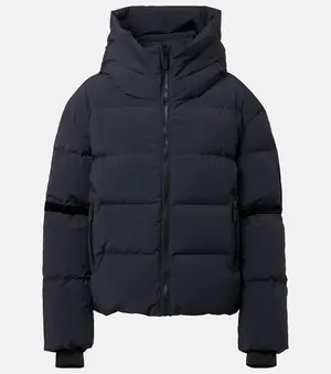 Fusalp Barsy Velvet-trimmed Down Ski Jacket - Black