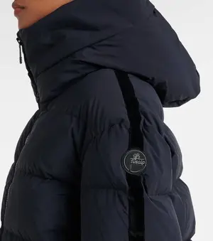 Fusalp Barsy Velvet-trimmed Down Ski Jacket - Black