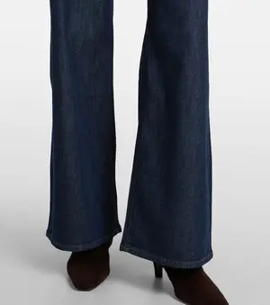 7 For All Mankind Lotta Tailorless Mid-rise Wide-leg Jeans
