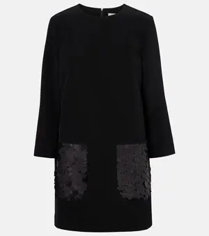 JOSEPH Bixio Sequined Mini Dress - Black