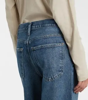 AGOLDE Low Slung Baggy Wide-leg Jeans - Blue