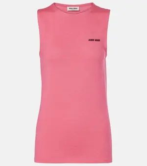 Miu Miu Collared Camis Tanks For Women