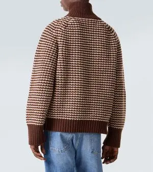 Studio Nicholson Virgin Wool Quarter Zip Sweater