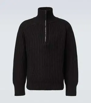Studio Nicholson X Aaron Levine Bristol Virgin Wool Sweater - Black