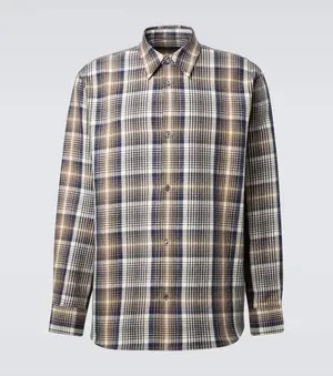 Studio Nicholson X Aaron Levine View Checked Cotton Shirt