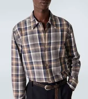 Studio Nicholson X Aaron Levine View Checked Cotton Shirt