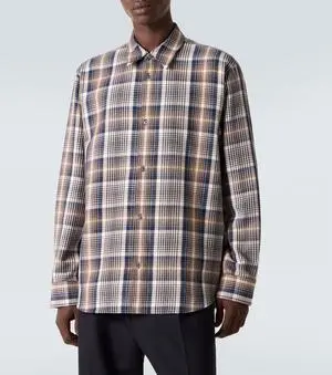 Studio Nicholson X Aaron Levine View Checked Cotton Shirt