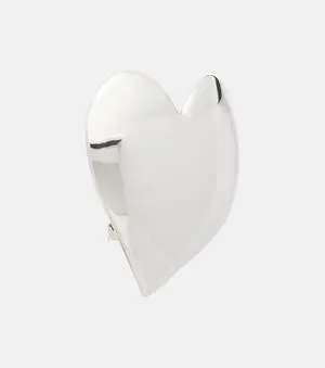 Oscar De La Renta Heart Clip-on Earrings