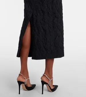 Erdem Floral Jacquard Midi Dress